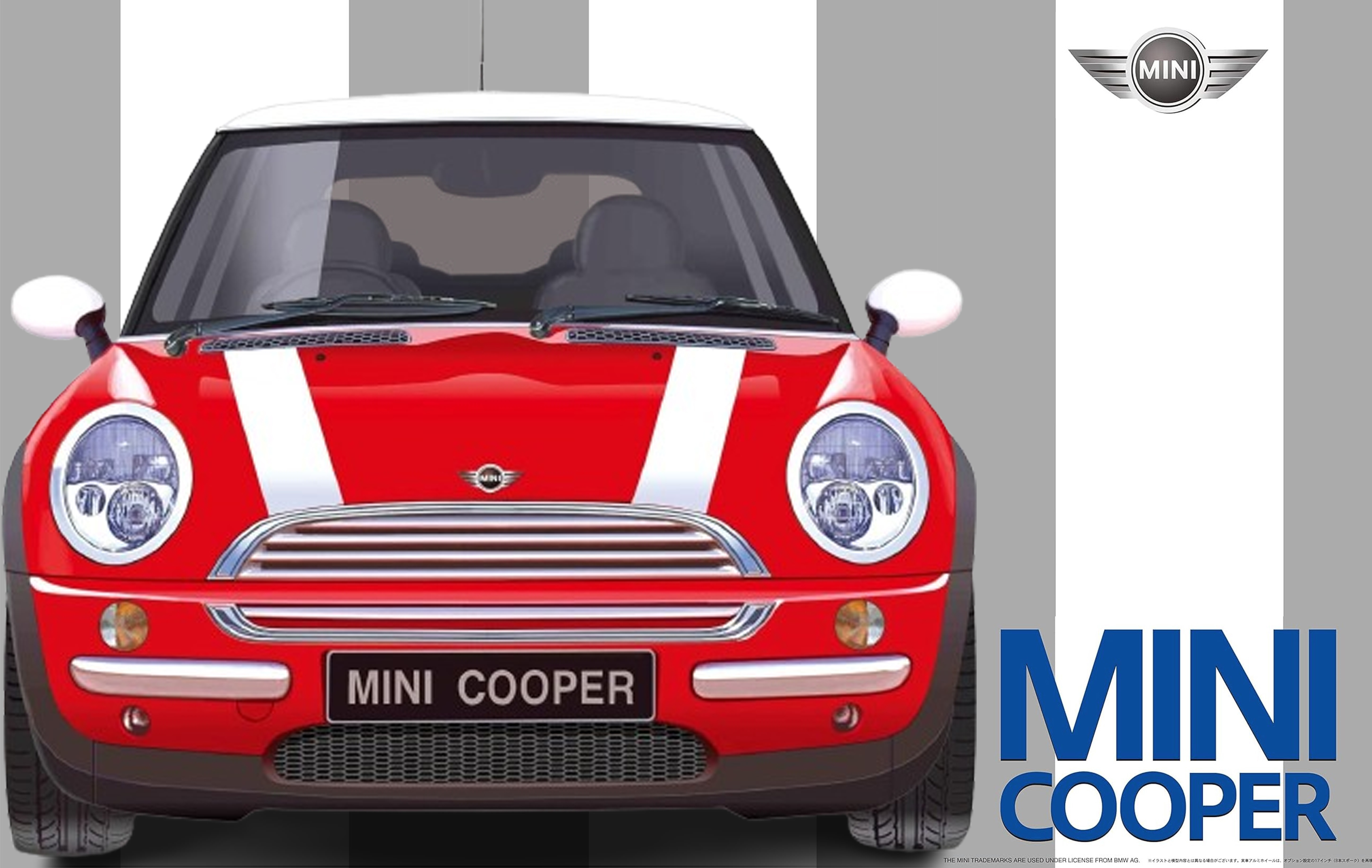 1:24 Scale Fujimi 'New' Mini Cooper Model Kit - Kent Models
