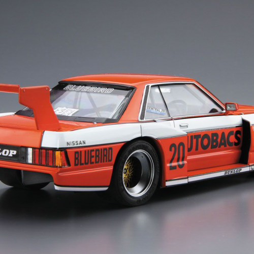 1:24 Scale Aoshima Nissan Bluebird Autobacs Turbo Silhouette Model Kit ...