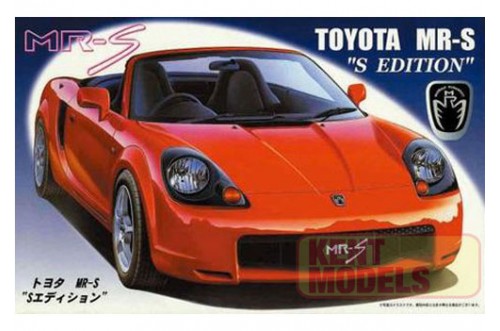 1:24 Scale Fujimi Toyota MR-S S-Edition Model Kit - Kent Models
