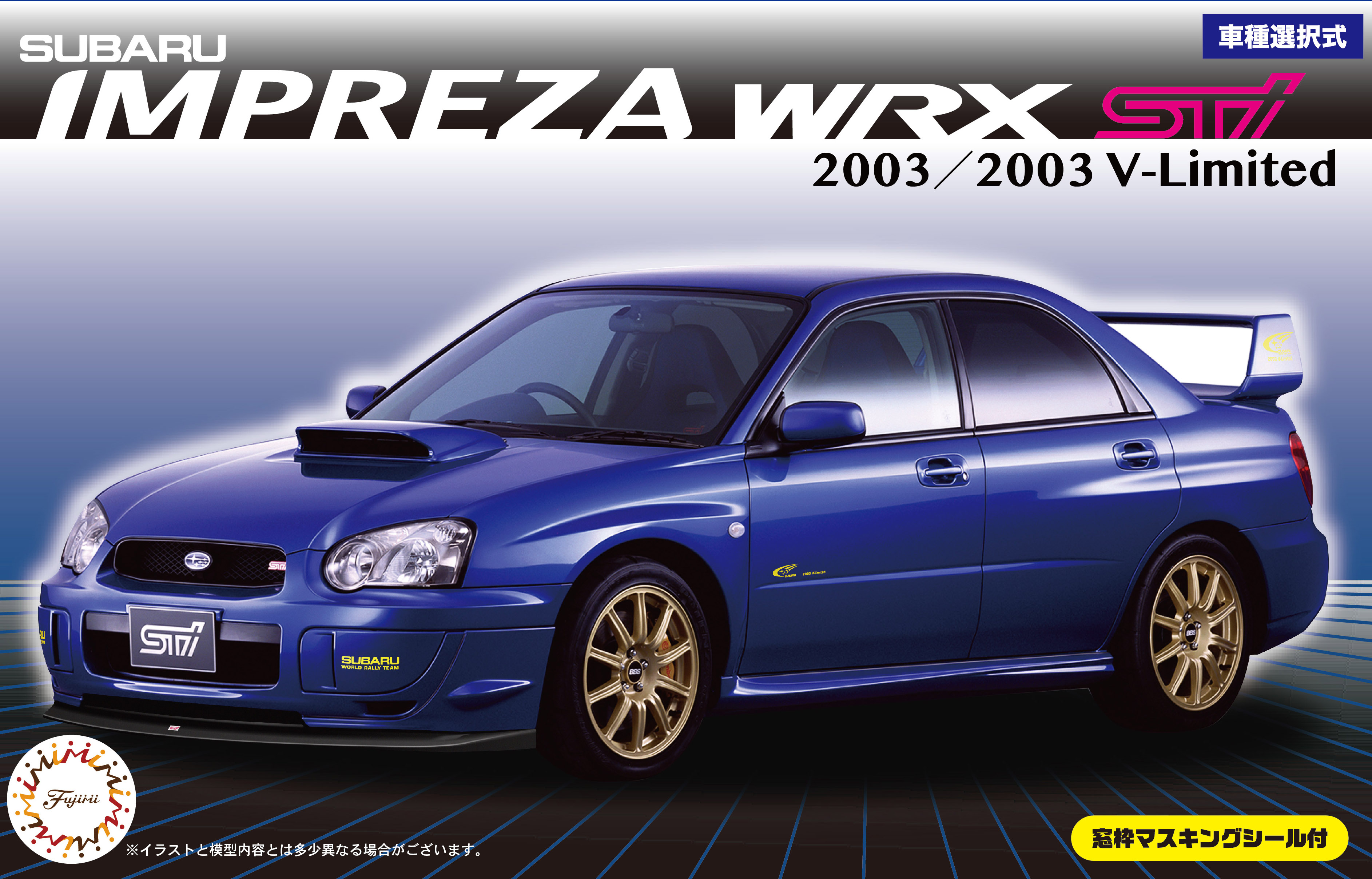1:24 Scale Fujimi Subaru Impreza Blob Eye WRX Type R STI GDB Model Kit ...