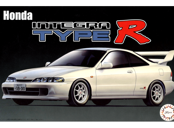 1:24 Scale Fujimi Honda Integra DC2 Type R Model Kit #558p - Kent Models