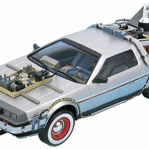 1:24 Scale Aoshima Back To The Future DeLorean Part 3 Model Kit #439p ...