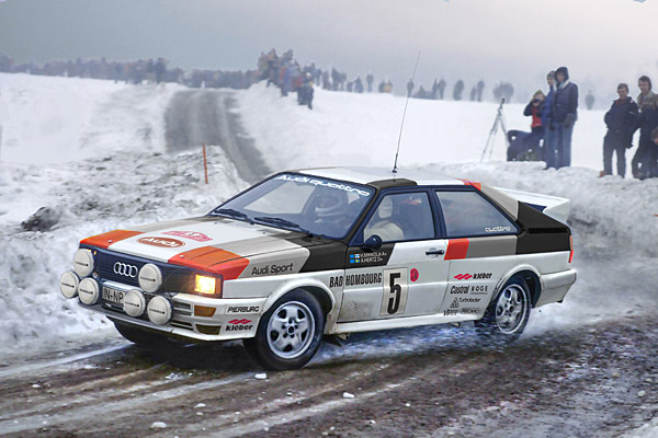 1:24 Scale Audi Quattro Model Kit #1119 - Kent Models