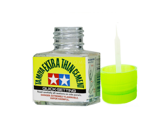Tamiya Glue Cement For Making Model Kits EXTRA THIN QUICK SET - Kent Models