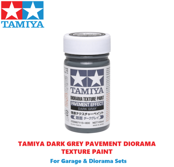 Tamiya Texture Paint Pavement Gray - Kent Models