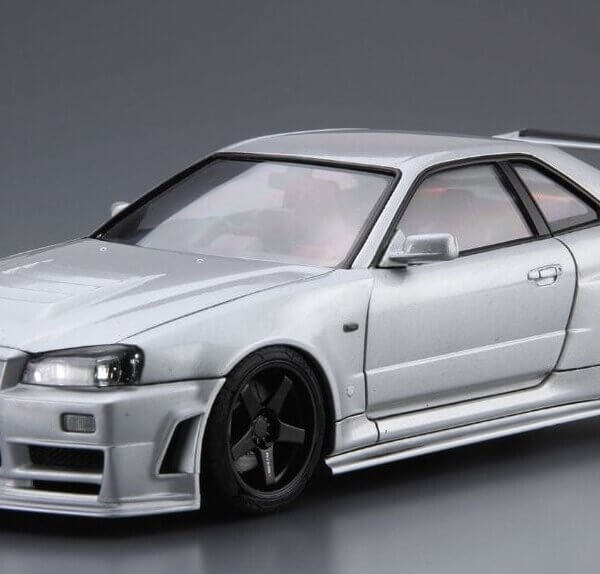 1:24 Scale Aoshima Nissan Skyline R34 GTR NISMO Z Tune 2004 Model Kit ...