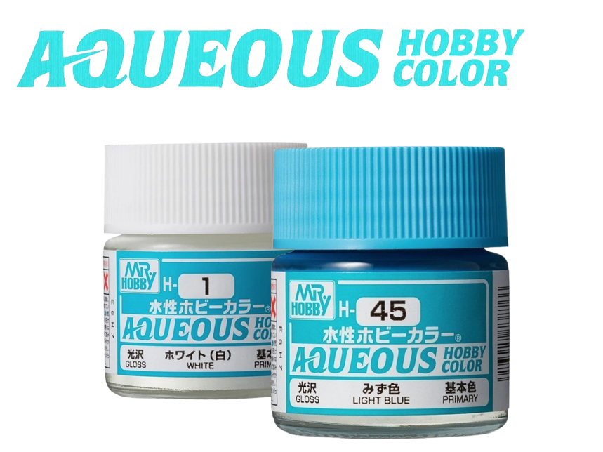 Mr.Hobby AQUEOUS Range Paint Jars 10ml - Choose Colours - Kent Models