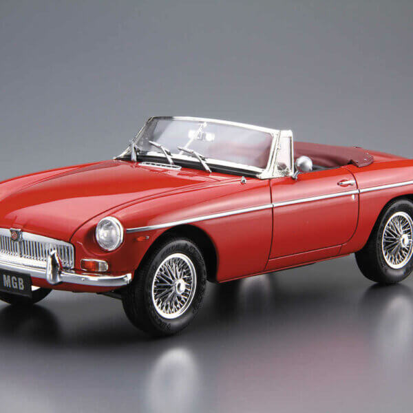 1:24 Scale Aoshima MG MGB G/HM4 MK2 Roadster 1968 Model Kit # - Kent Models