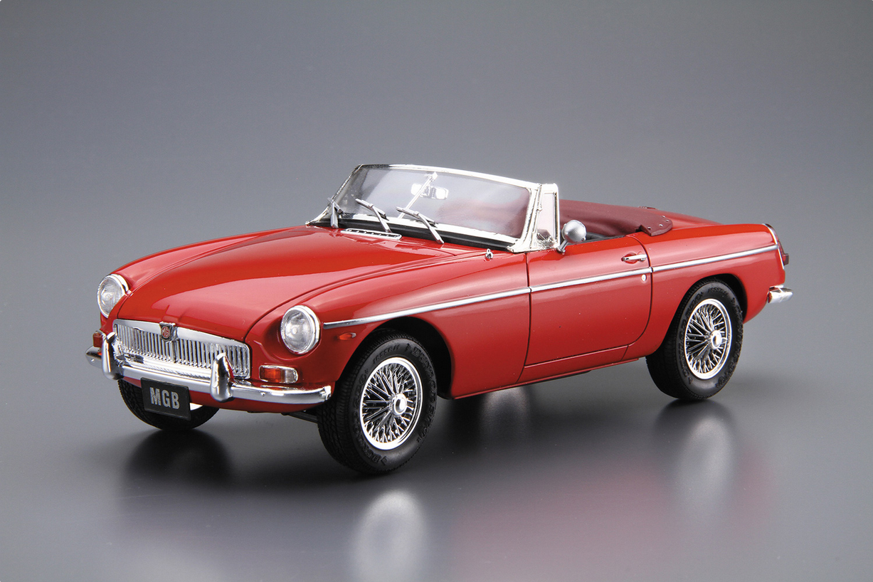 1:24 Scale Aoshima MG MGB G/HM4 MK2 Roadster 1968 Car Model Kit - Kent ...
