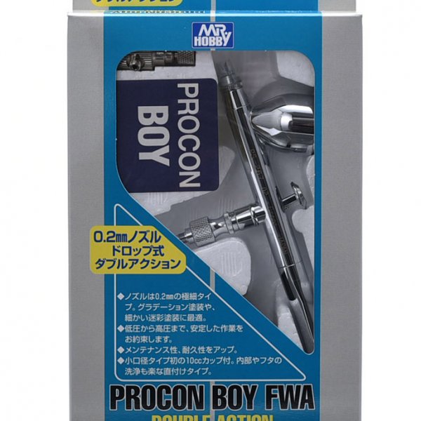 Mr Hobby Mr Procon Boy FWA Airbrush 0.2mm Nozzle *Quality* #2109 - Kent Models