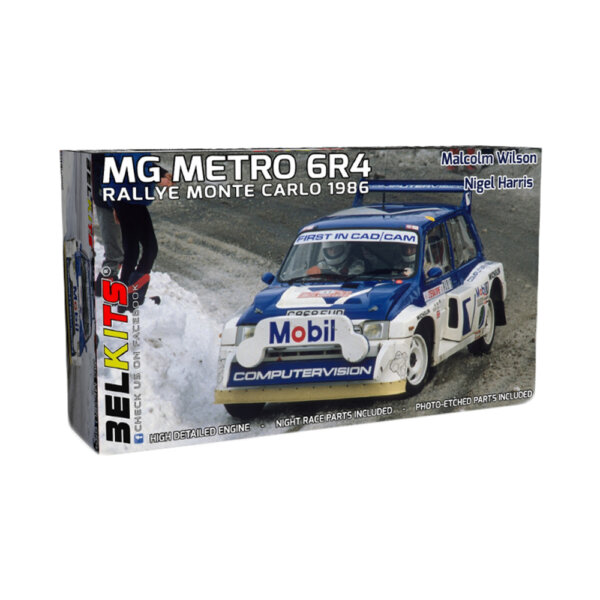 1:24 Scale Belkits MG Metro 6R4 Monte Carlo Rally Car Model Kit - Kent ...