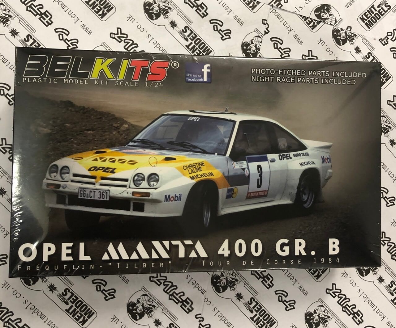 1:24 Scale Opel Manta 400 Group B Frequelin Rally Car Model Kit#1509 ...