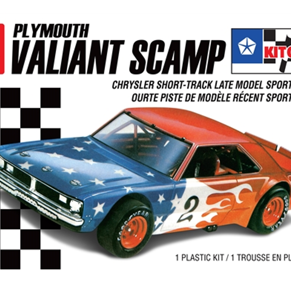1:25 AMT Plymouth Valiant Scamp Model Car Kit #1570 - Kent Models