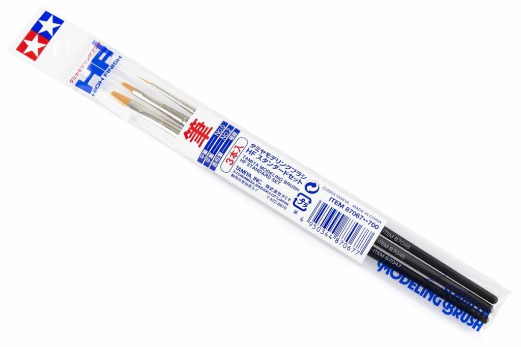 Tamiya Modelling Brush HF - Standard Set - Kent Models