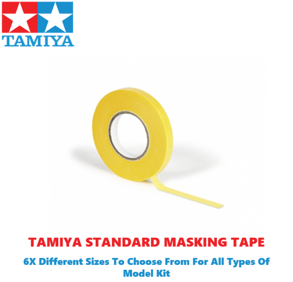 Tamiya Masking Tape 6 Different Sizes To Choose - Kent Models