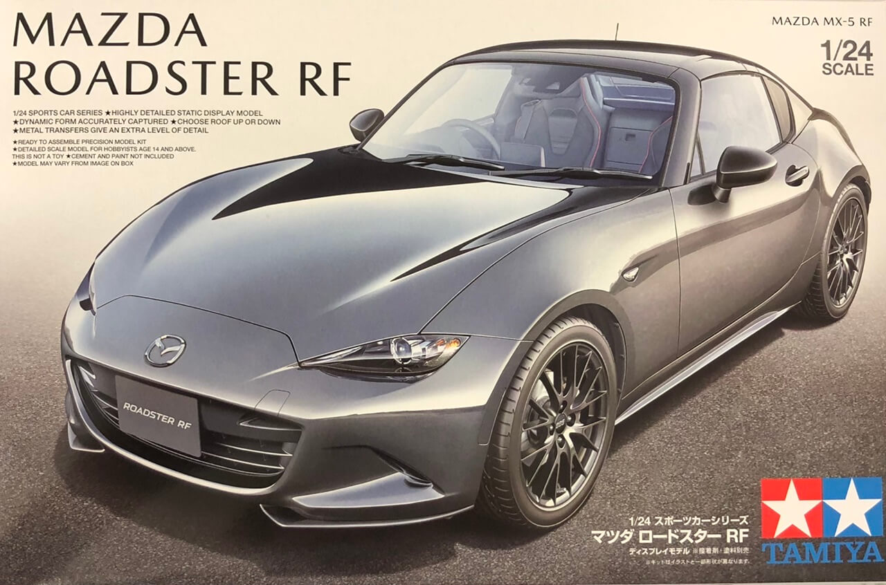 1:24 Scale Tamiya Mazda MX-5 RF Model Kit #1663 - Kent Models