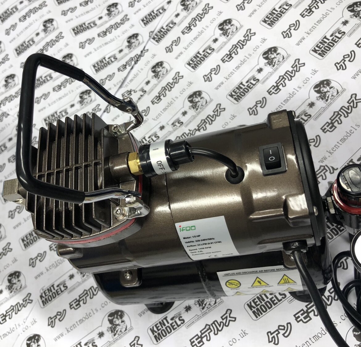 Kent Models Airbrush Hyper Compressor For Painting Models - Kent Models