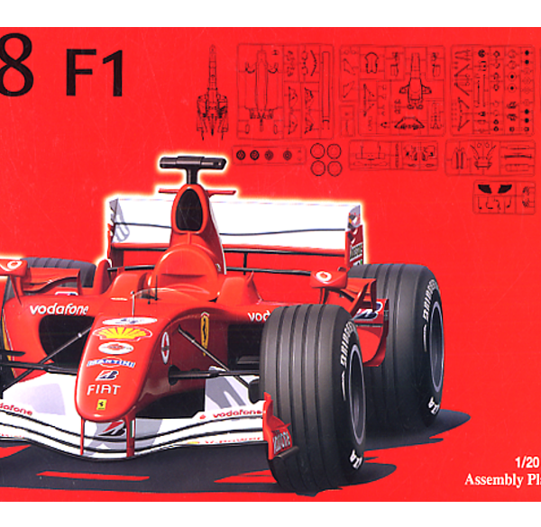 1:20 Scale Fujimi Ferrari 248 F1 2006 Model Kit # - Kent Models