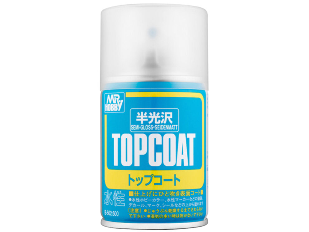 Mr.Hobby Top Coat Spray Paints *CHOOSE FINISH - Kent Models