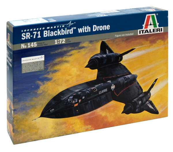 1:72 Scale Italeri SR-71 Black Bird Model Kit # - Kent Models