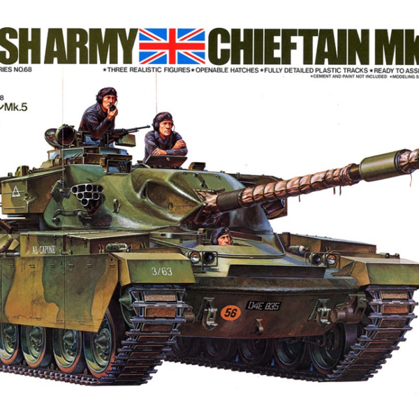 1:35 Scale Tamiya British Army Chieftain MK5 Tank Model Kit # - Kent Models