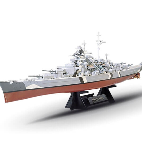 1:350 Scale Tamiya German Battleship Bismarck Model Kit # - Kent Models