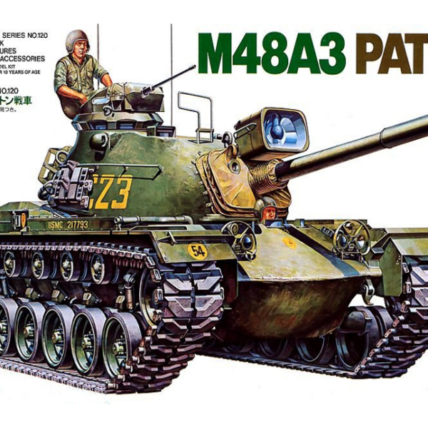 1:35 Scale Tamiya U.S. M48A3 Patton Tank Model Kit # - Kent Models
