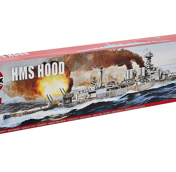 1:600 Scale AirFix HMS Hood Model Kit - Kent Models