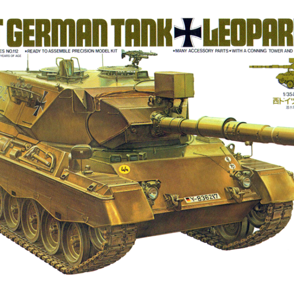 1:35 Scale Tamiya West German Leopard A4 Model Kit - Kent Models