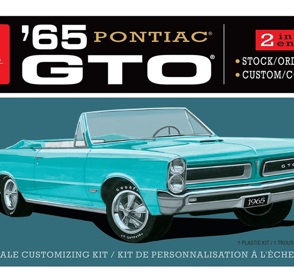 1:25 Scale AMT 1965 Pontiac GTO Model Kit - Kent Models