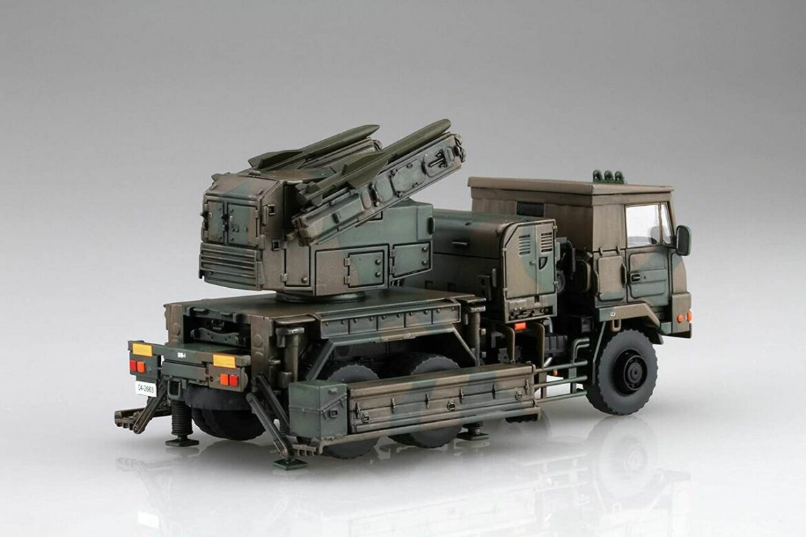 1:72 Scale Fujimi JGSDF Type 81 Surface-to-Air Missile Launcher and ...