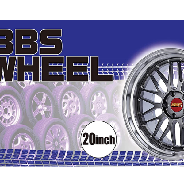 1:24 Scale Fujimi BBS 20 Inch Wheels & Tyres Set - Kent Models