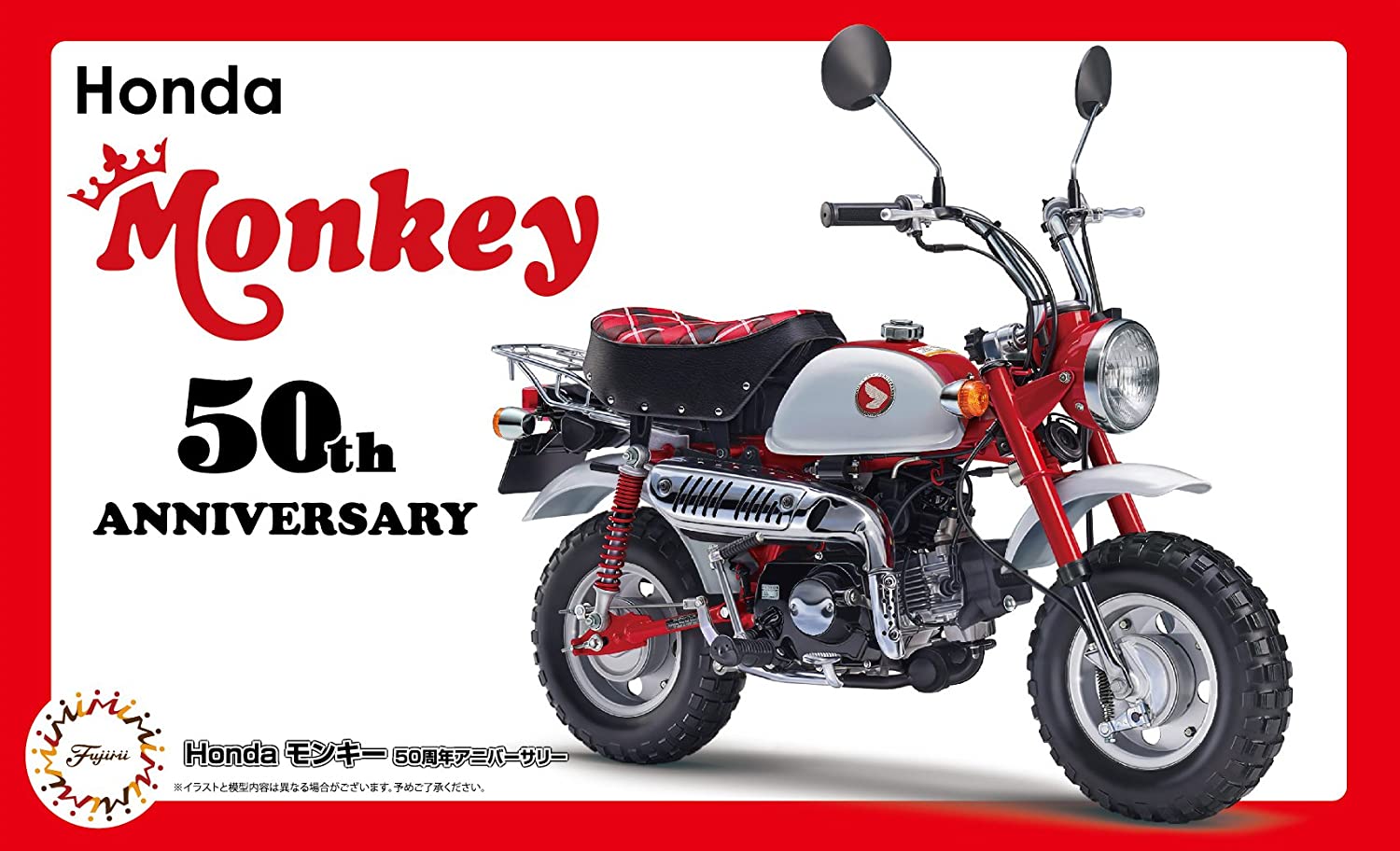 1:12 Scale Fujimi Honda Monkey 50th Anniversary Model Kit - Kent Models