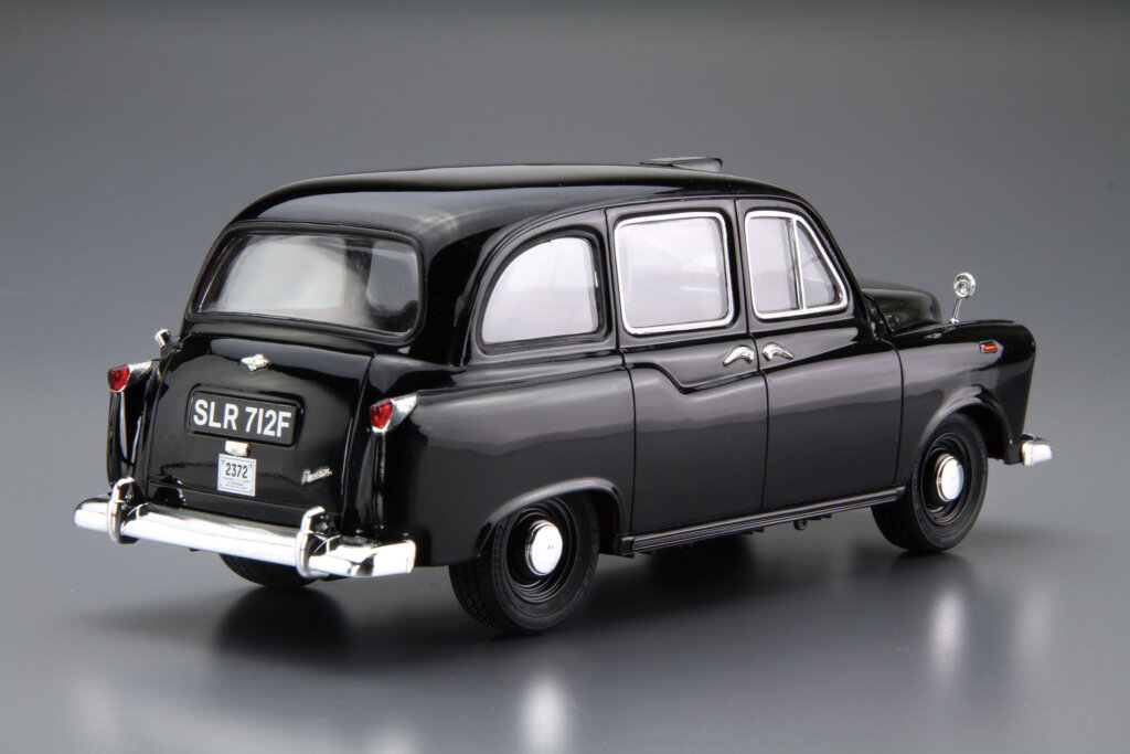 1:24 Scale Aoshima FX-4 London Black Cab '68 Taxi Model Kit - Kent Models