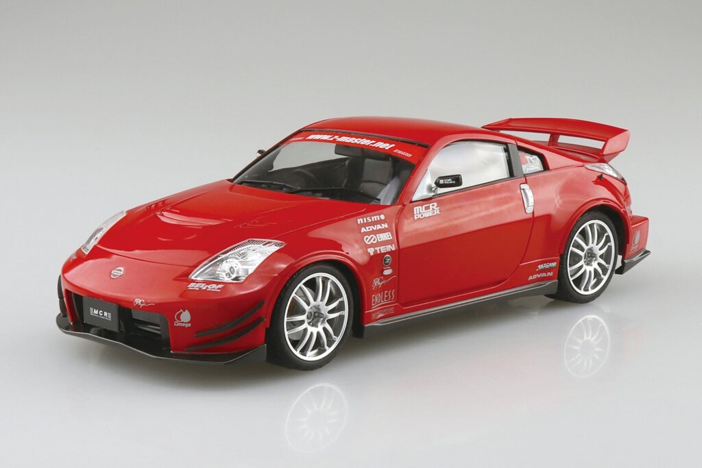 1:24 Scale Aoshima Nissan MCR Z33 350Z Fairlady Z Model Kit - Kent Models