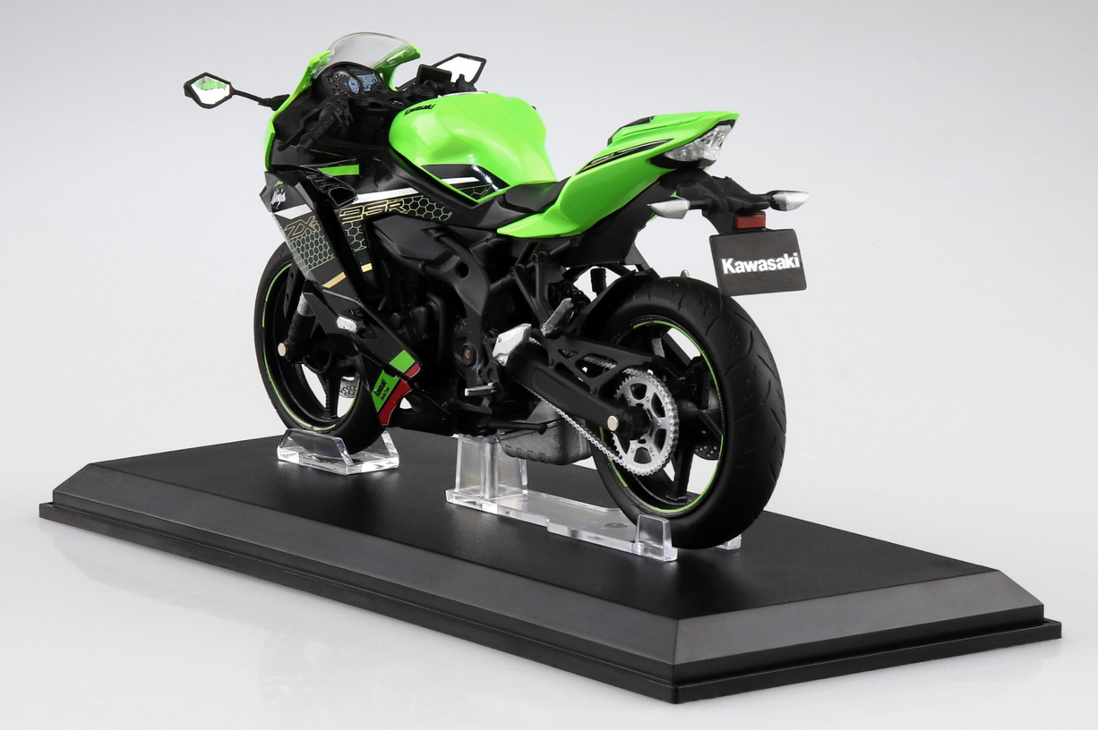 1:12 Scale Aoshima Kawasaki Ninja ZX-25R (Lime Green/Ebony) Diecast ...