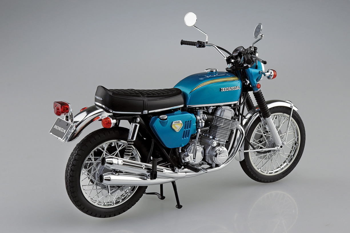 1:12 Scale Aoshima Honda CB750 Dream CB750Four '69 Model Kit - Kent Models