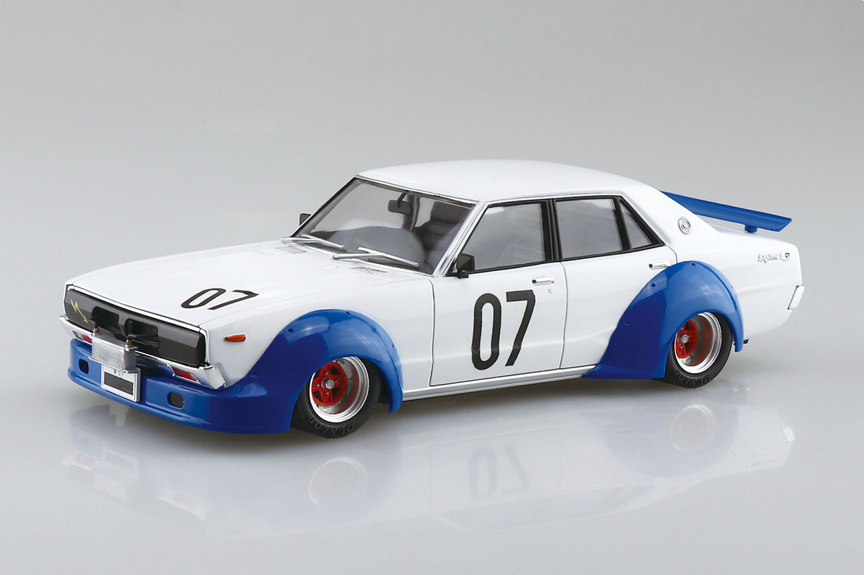 1:24 Scale Aoshima Kenmary 4Dr Works Car Model Kit - Kent Models